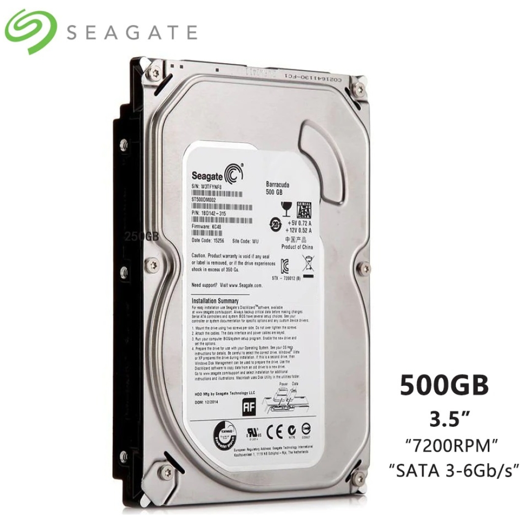 Disque Dur Interne Seagate 500GO - IFT Shop
